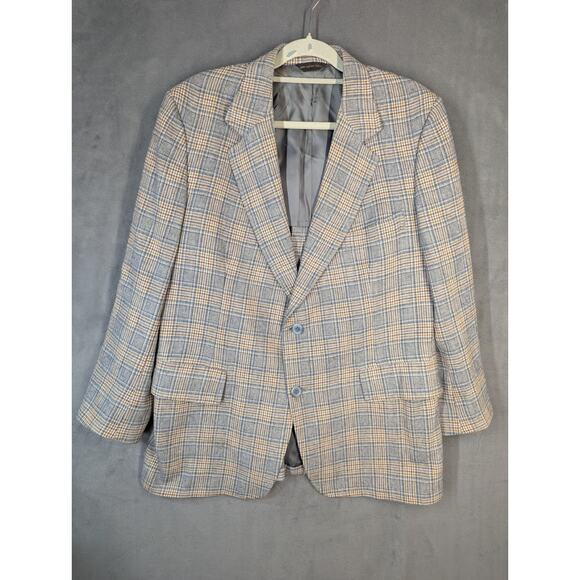 Pendleton | Suits & Blazers | Pendleton 0 Virgin Wool Blue And Tan ...